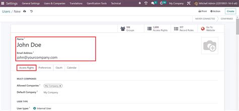 Overview Of User Types In The Odoo Sales App