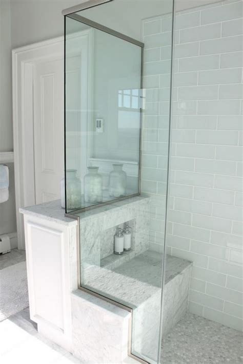 Glass Tile Shower Bench Glass Designs