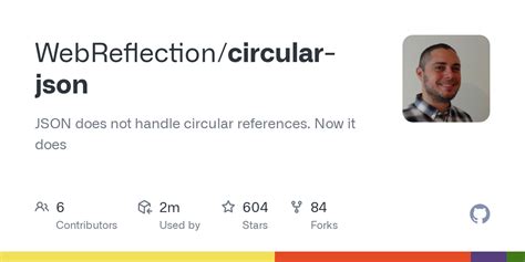 Github Webreflectioncircular Json Json Does Not Handle Circular