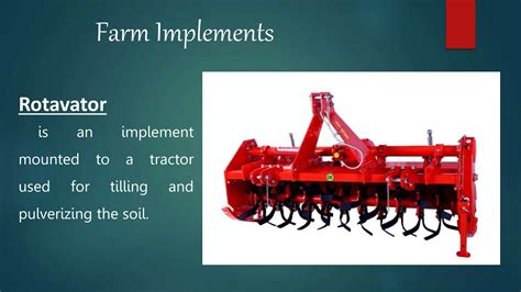 Farm Implements And Equipmentpptx