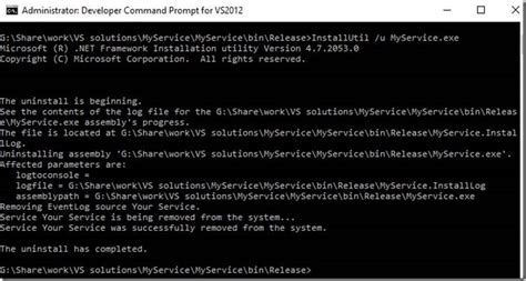 How To Manually Install Uninstall Windows Services Sharepoint Pals