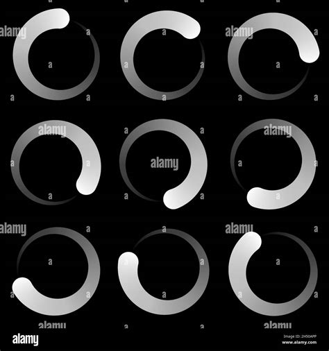progress steps phases indicator preloader buffer shape circle