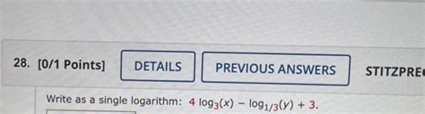 Solved Log X Log Y Chegg Com