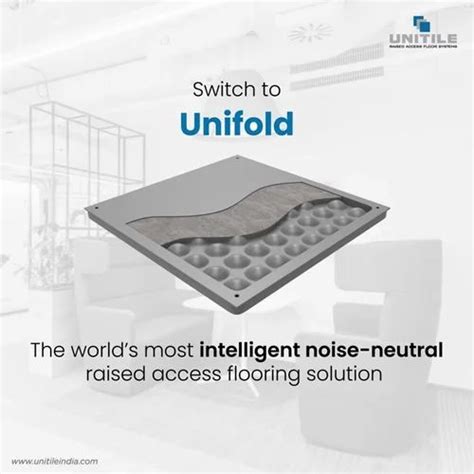 Steel False Flooring Raised Floor Sysytem Unitile Thickness 35mm Size 600x600mm At Rs 330 Sq