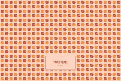 Symmetrical Simple Rectangle Pattern With Retro Orange Dominant Colors 26783465 Vector Art At