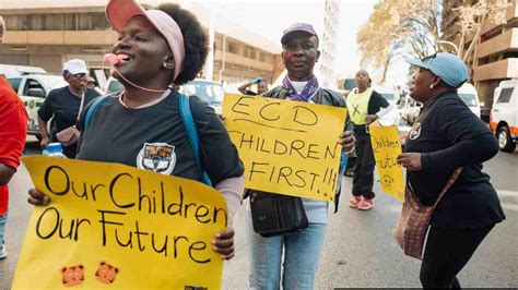 Ecd Sit In At Basic Education Offices Calls For Urgent Government