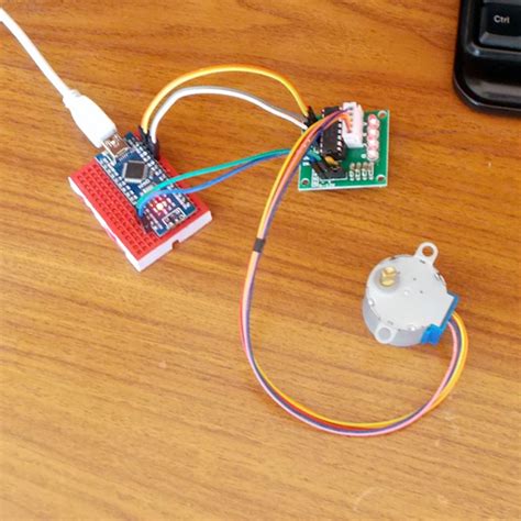 Arduino BYJ V Stepper Motor With ULN Driver In Pakistan