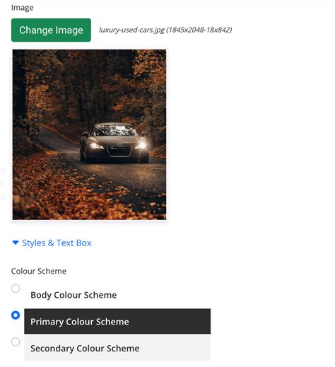 Hero Carousel Website Modules Documentation MotorDesk Help