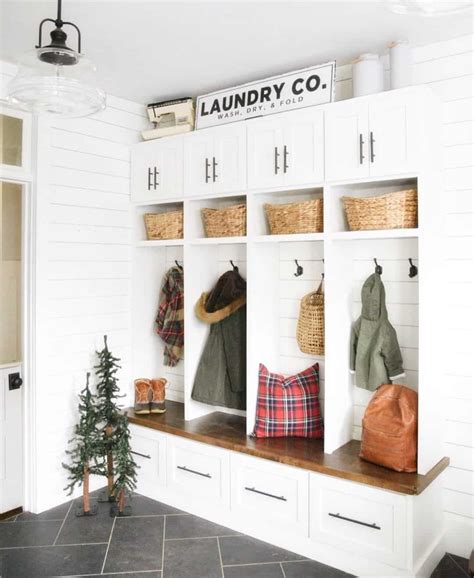 Entryway Mudroom Storage