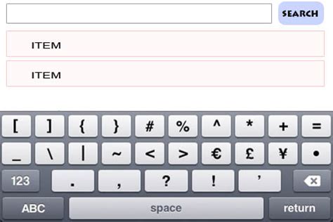 Javascript Jquery Js Html Change Page Content When Keyboard Is Visible On Mobile Devices