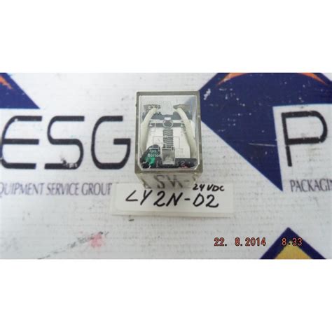 Omron Ly2n D2 Relay 24vdc Dpdt 10a Switching Easy Install