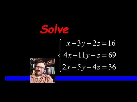 Solving Linear Systems Using Matrices SchoolTube