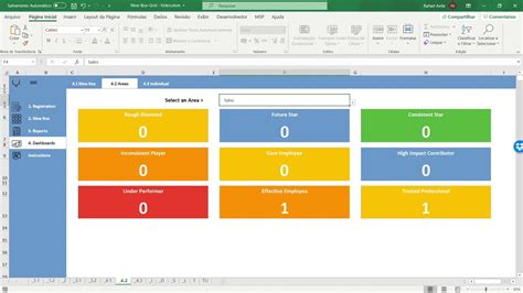 9 Box Grid Template Excel