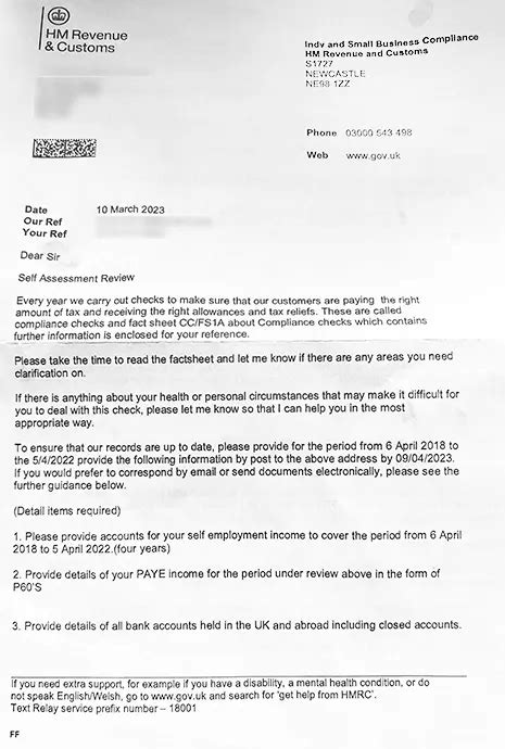 Hmrc Self Assessment Review Compliance Checks Debitam