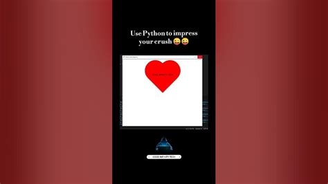 heart symbol using python turtle ️ python love pythonturtle youtube