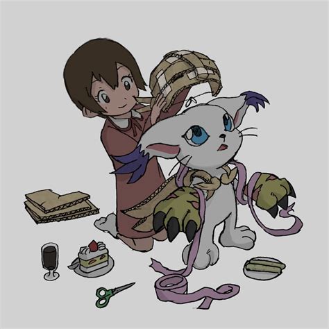 Yagami Hikari Angewomon And Tailmon Digimon And More Drawn By Takeuchi Rtakeuchi