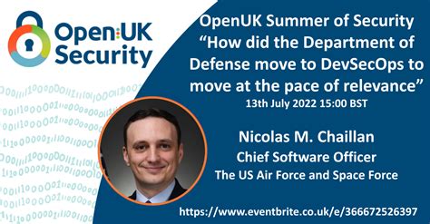 How The Department Of Defense Moved To Devsecops To Move At The Pace Of Relevance Openuk