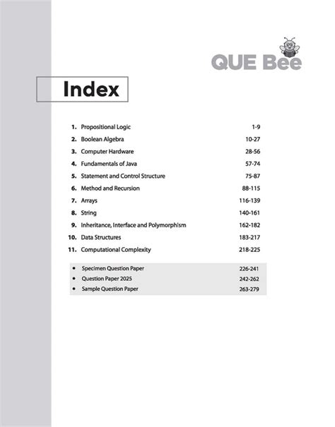 Isc Que Bee Computer Science Class 12 Exam 2026 Quick Theory Exam P