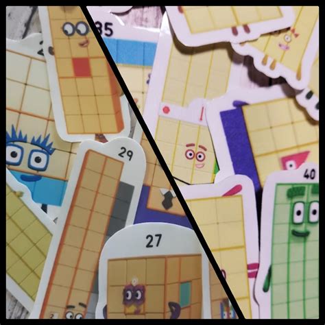 Bundle Of 1 100 Numberblocks Stickers Etsy