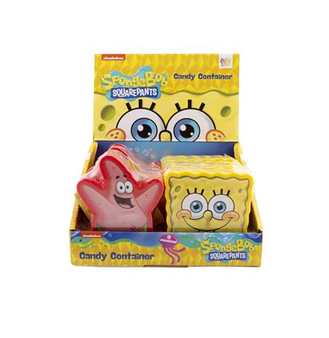 Zmrzlina Sponge Bob Candy Container S Překvapením A Cukrovinkou 10g Cukrovinky Lízátka