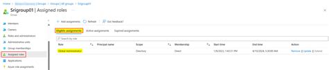 Azure Active Directory Create An Eligible Assignment For An Admin