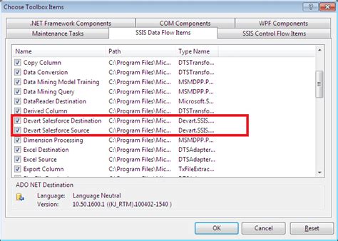 Ssis Components Installation