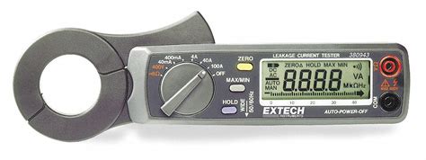 Clamp On Current Leakage Tester MA MA A A A AC Current Range Max AC Volts