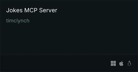 Jokes Mcp Server Alternatives Glama