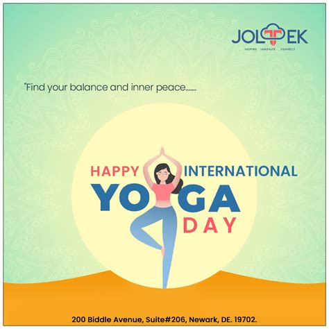 Jolttek Inc On Linkedin Internationalyogaday Wellnessatwork Yogaforlife Mindbodybalance