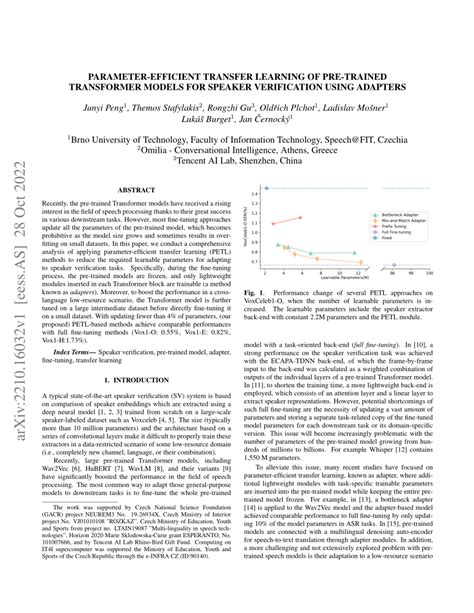 PDF Parameter Efficient Transfer Learning Of Pre Trained Transformer
