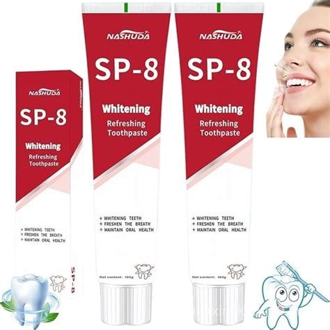 Supplement With Pure Supports Advanced3pcs Sp 8 Ultra Whitening Toothpaste Sp 8 Toothpaste Sp 8