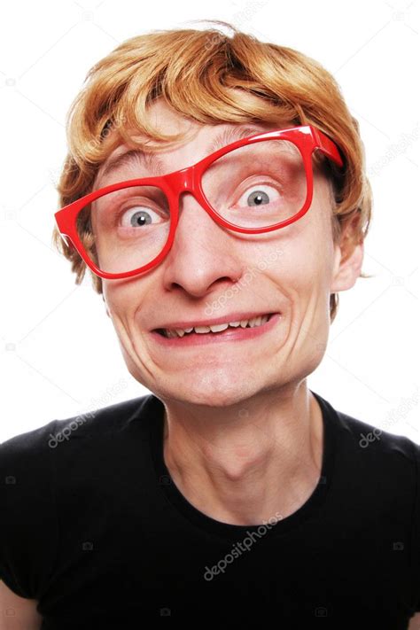 Funny Nerd Stock Photo By Ninamalyna