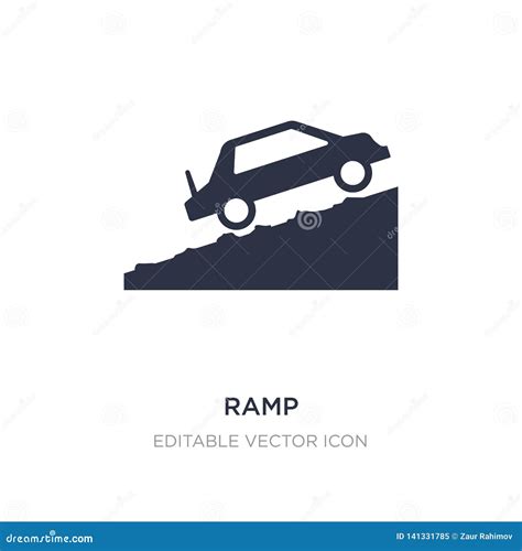 Ramp Icon Vector Trendy Flat Ramp Icon From Signs Collection Isolated On White Background