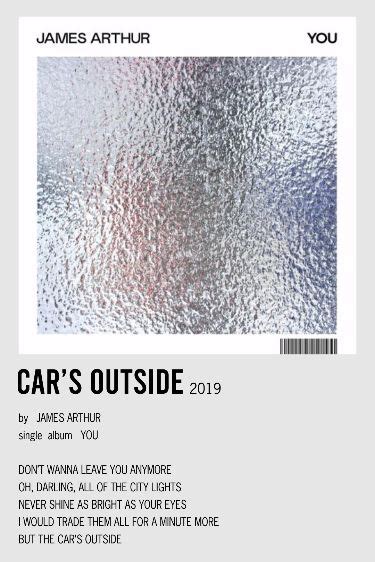Cars Outside In 2024 Musikposter