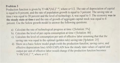 Problem The Nominal Interest Rate And The Rate Of Chegg