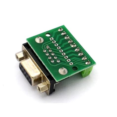 Db9 Female Screw Terminal To Rs232 Rs485 Conversion Board