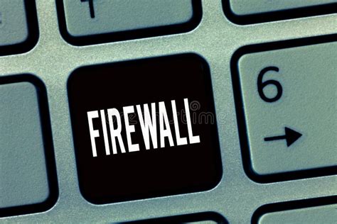 Text Sign Showing Firewall Conceptual Photo Protect Network Or System From Unauthorized Access