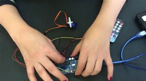 آموزش راه اندازی سروموتور با ریموت کنترل تلویزیون Ir Remote Arduino