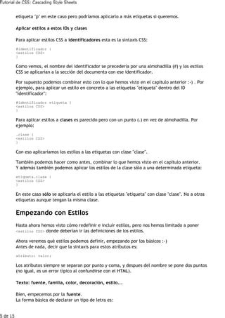 TUTORIAL CSS PDF