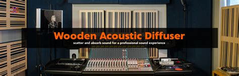 Wooden Acoustic Diffuser India SoundAxe Wooden Acoustic Panels India