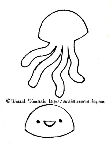 Cut Out Jellyfish Template