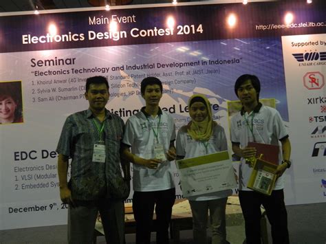 juara 2 nasional embedded system ieee sscs edc 2014 electronic design
