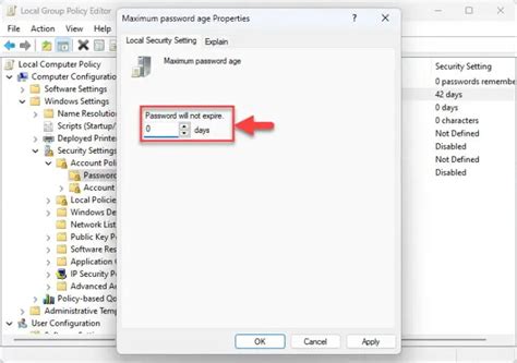 Ways To Set Windows Local User Account Passwords To Never Expire