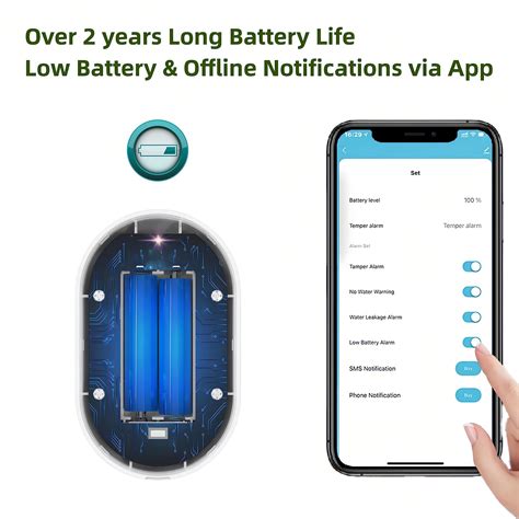 Mua Water Leak Detector Alarm Wifi Water Flooding Monitor Smart App Sink Overflow Monitoring