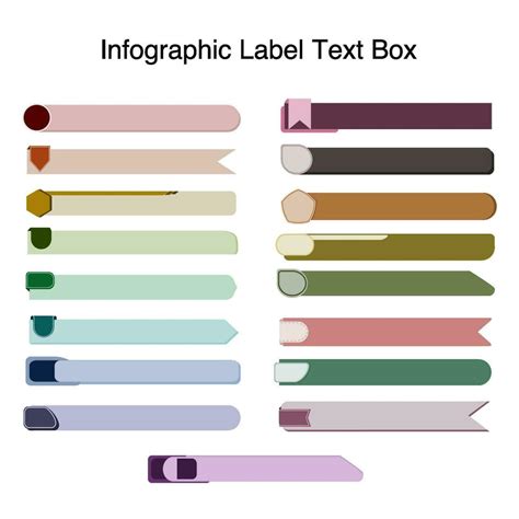 Infographic Label Text Box 25561029 Vector Art At Vecteezy