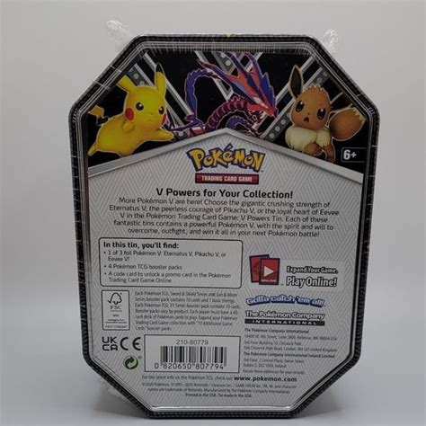Pokemon Toys Pokemon V Powers Tin Eevee V Poshmark