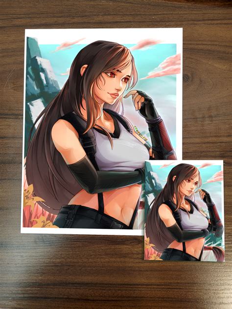 Tifa Lockhart Art Print Final Fantasy 7 Crhysilles Ko Fi Shop