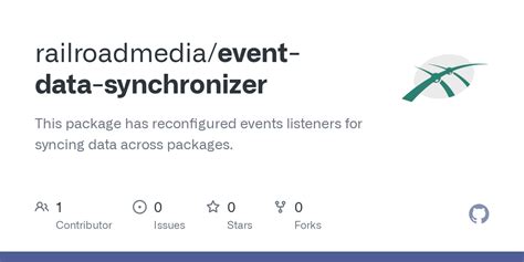 GitHub Railroadmedia Event Data Synchronizer This Package Has