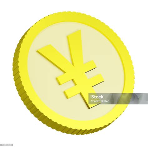 일본의 화폐 단위 기호가 있는 금 일본 엔 동전의 3d 렌더링 성공 부 소득의 상징 흰색 배경에 격리된 사실적인 그림 100 페세타 동전에 대한 스톡 사진 및 기타 이미지