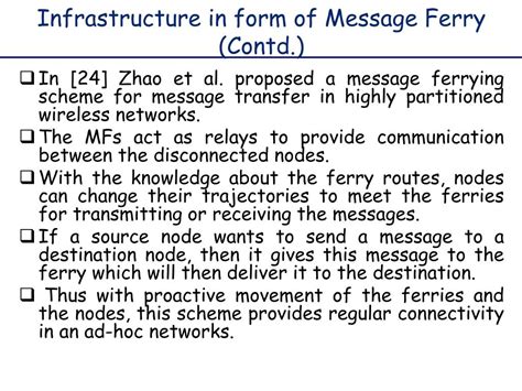 Ppt Chapter 5 Routing Protocols In Infrastructure Based Opportunistic Networks Powerpoint